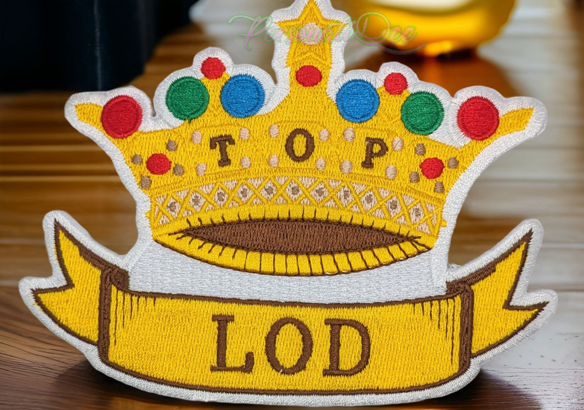 TLOD 4" crown patch – PersonaliDee, LLC