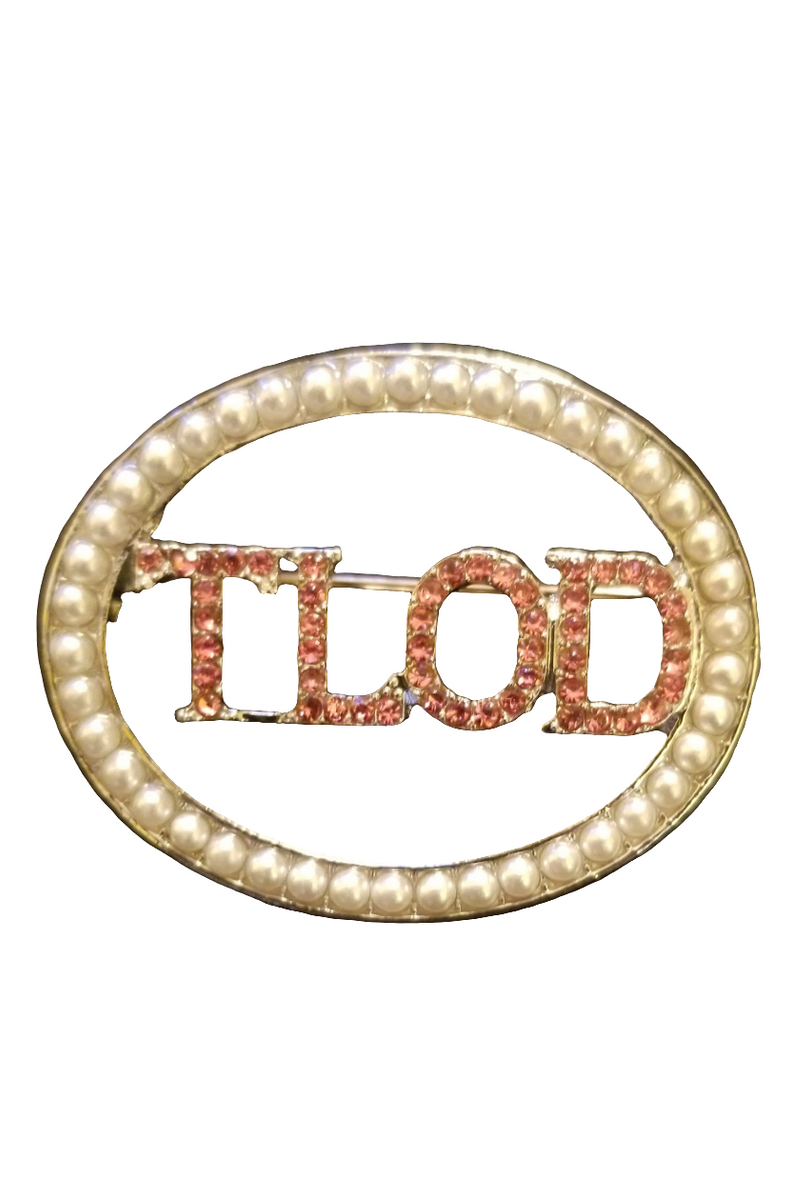 *clearance* Oval TLOD pearl pin – PersonaliDee, LLC